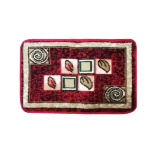 Asmanmart: Cotton Royal Floor Mat Assorted 16X24 inch 1Pieces